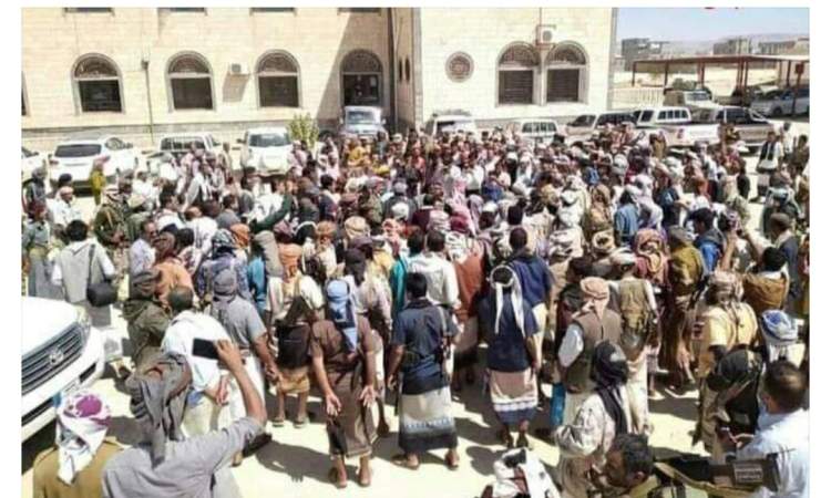 بعد ساعات قليلة من إعلان القبائل النفير العام قبائل أبين تواصل تحشيدها